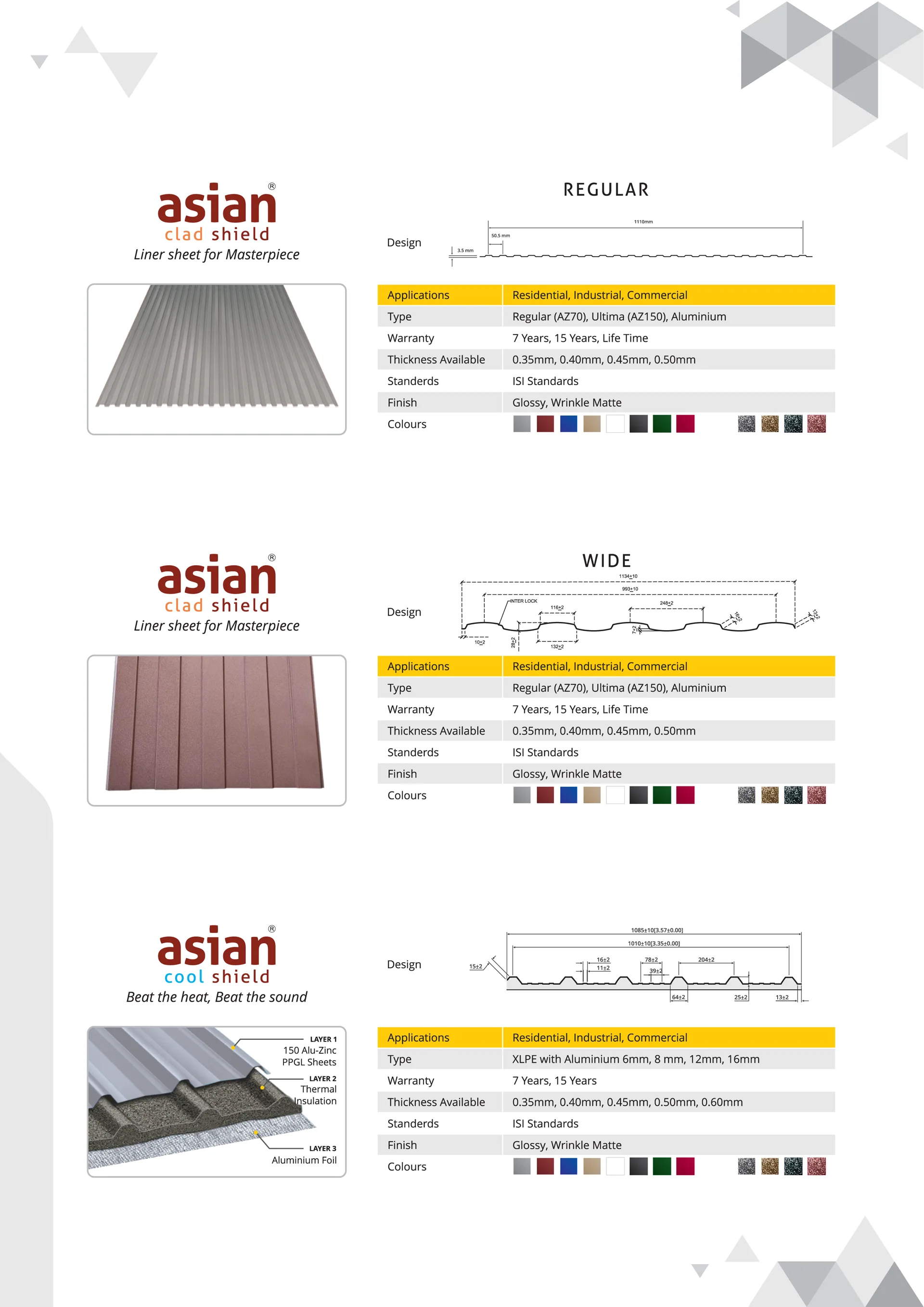 Asian Metal Shield|One stop destination for all your roofing and ...